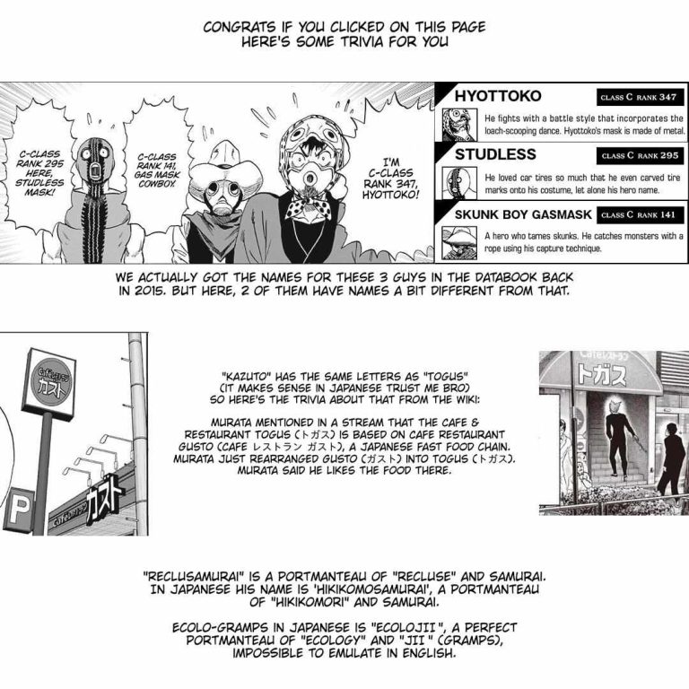 Read One Punch Man Manga Online Ch 185